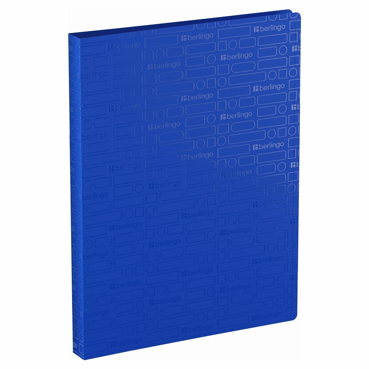 Папка на 4-х кольцах Berlingo Your Way (А4, 24мм, 600мкм, D-кольца, с внутр. карманом) синяя (RB4_4D891)