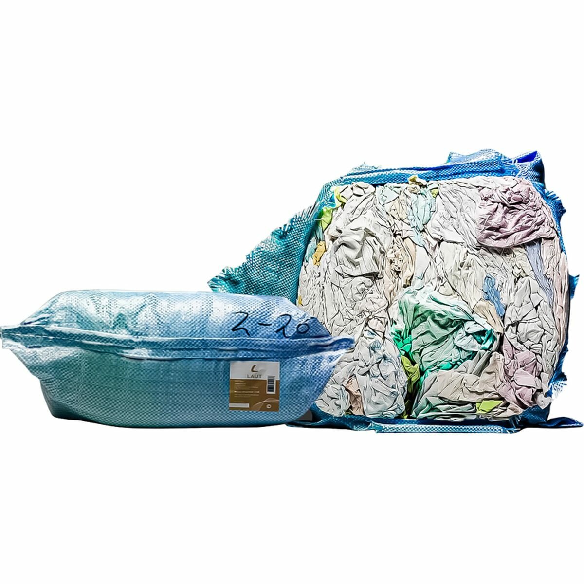 Ветошь трикотажная светлая 80-180г/кв. м, 40x60см, 10кг