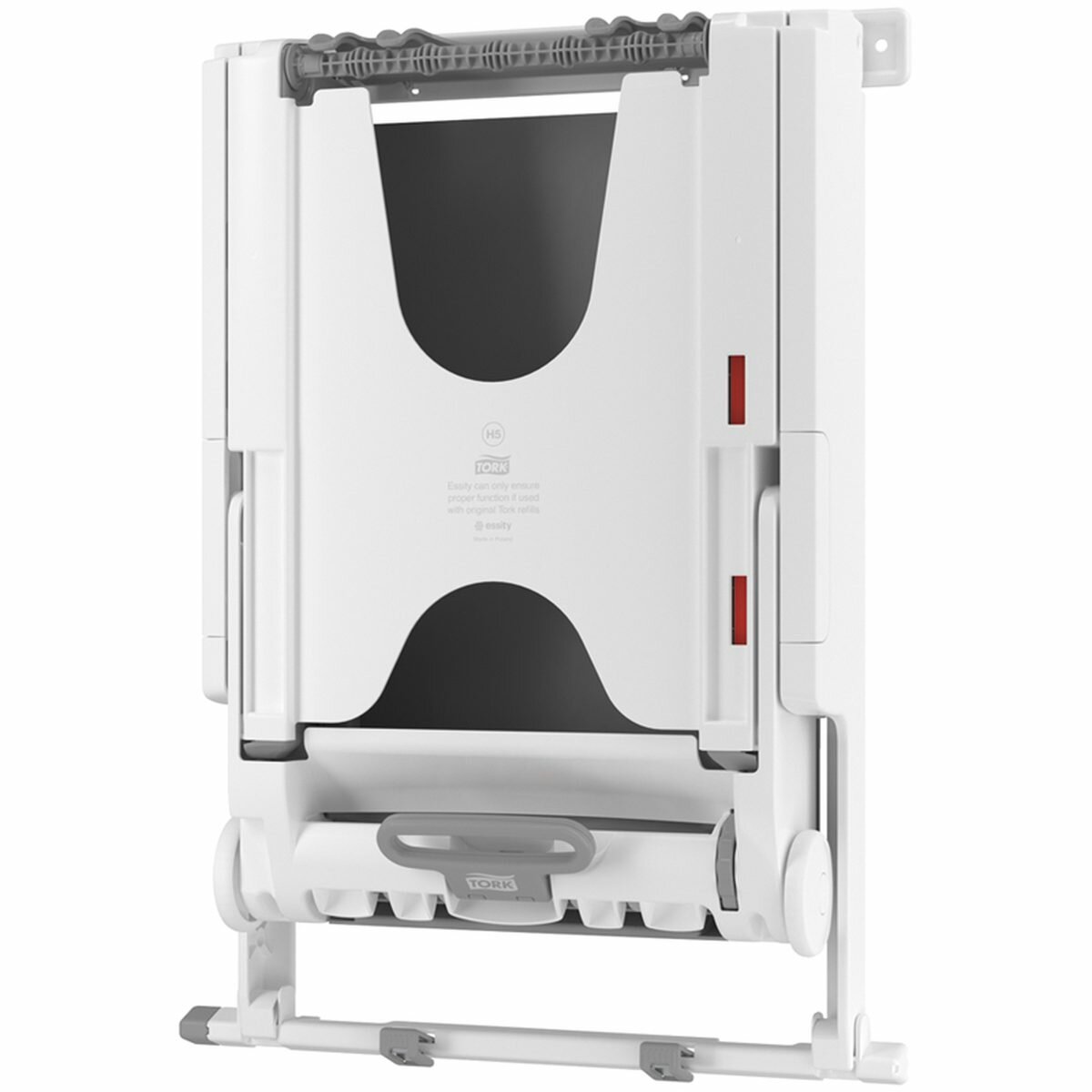 Диспенсер для полотенец листовых Торк PeakServe Н5, встраиваемый, серый (552512)