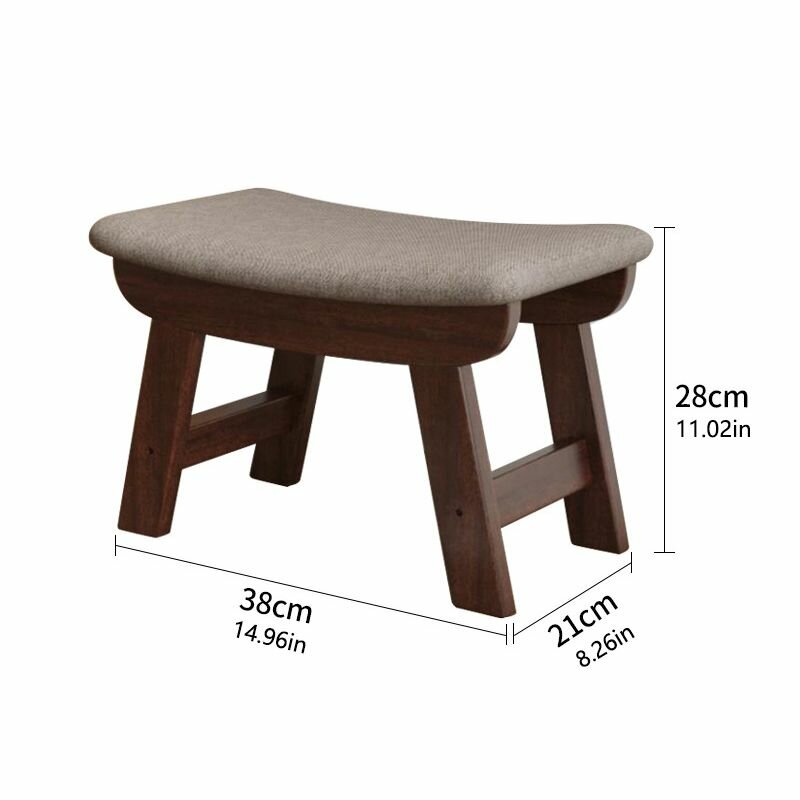 Деревянная табуретка, маленький стул, маленький одноместный стул в гостиной