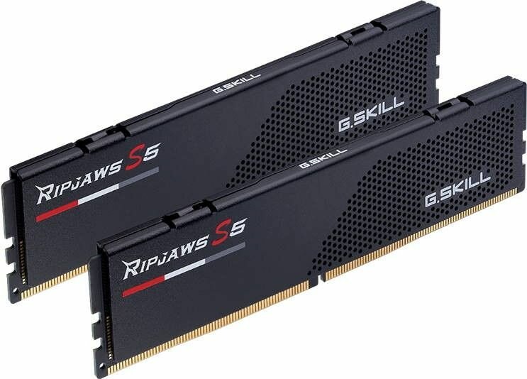 Модуль оперативной памяти G.Skill RIPJAWS S5 (F5-6800J3445G16GX2-RS5K), DDR5, 6800MHz, CL34 (34-45-45-108), 1.4V, Black F5-6800J3445G16GX2-RS5K