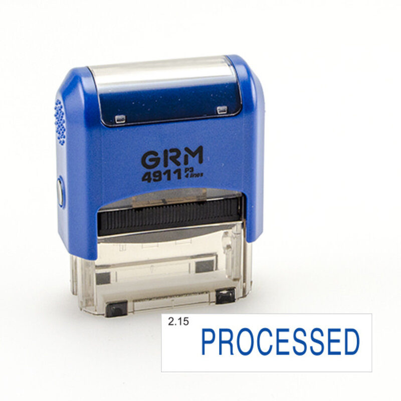 GRM 4911 P3 стандартный штамп «2.15 Processed»
