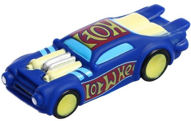 Игрушка для ванны. Капитошка. Hot Wheels. Синяя машинка (8см, в сетке) HOT-W1, (Shantou City Daxiang Plastic Toy Products Co, Ltd)
