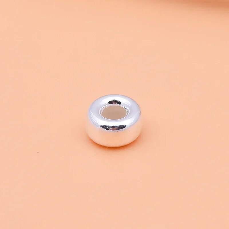 Серебряная бусина для браслета, 4.5 мм, серебро 925