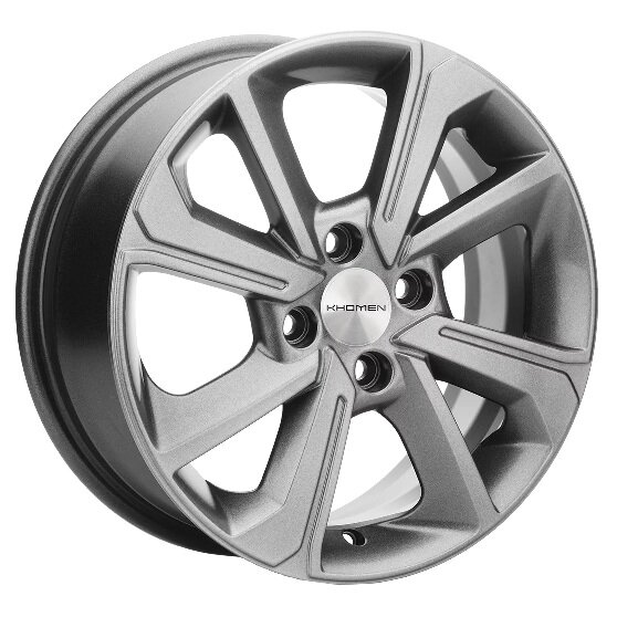 Колесный диск Khomen KHW 1501 6x15 4*100 ET37 DIA60.1 Gray