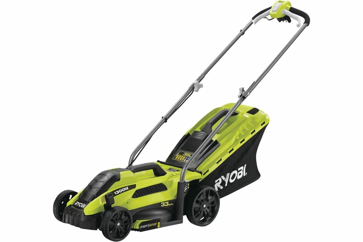 Электрическая газонокосилка Ryobi "RLM13E33S", с функцией мульчирования