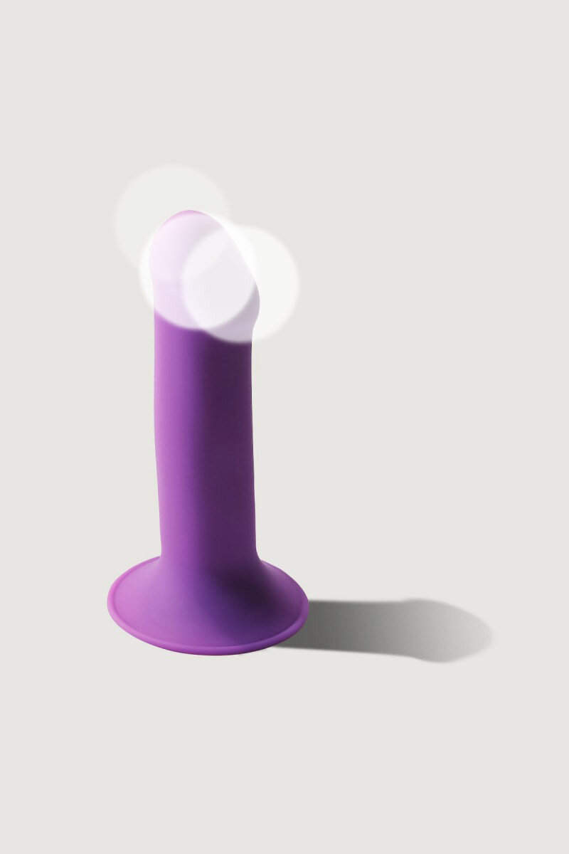 Анальный стимулятор с двойной плотностью на присоске Hitsens 6 DUAL DENSITY