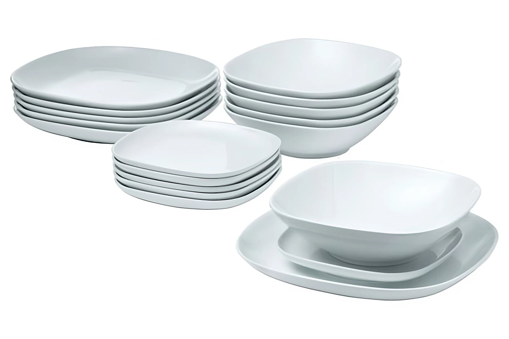 VARDERA IKEA 702.773.54 Сервиз 18 шт. Белый