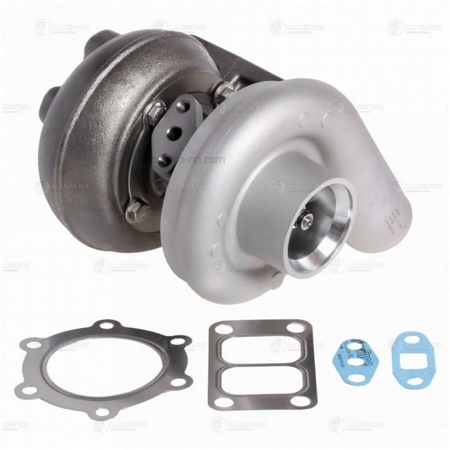 LUZAR LAT0731 Турбокомпрессор для а/м Камаз 740.60/61/62/63/65 E-3 правый (6 шп.) (тип S2B) (LAT 0731)