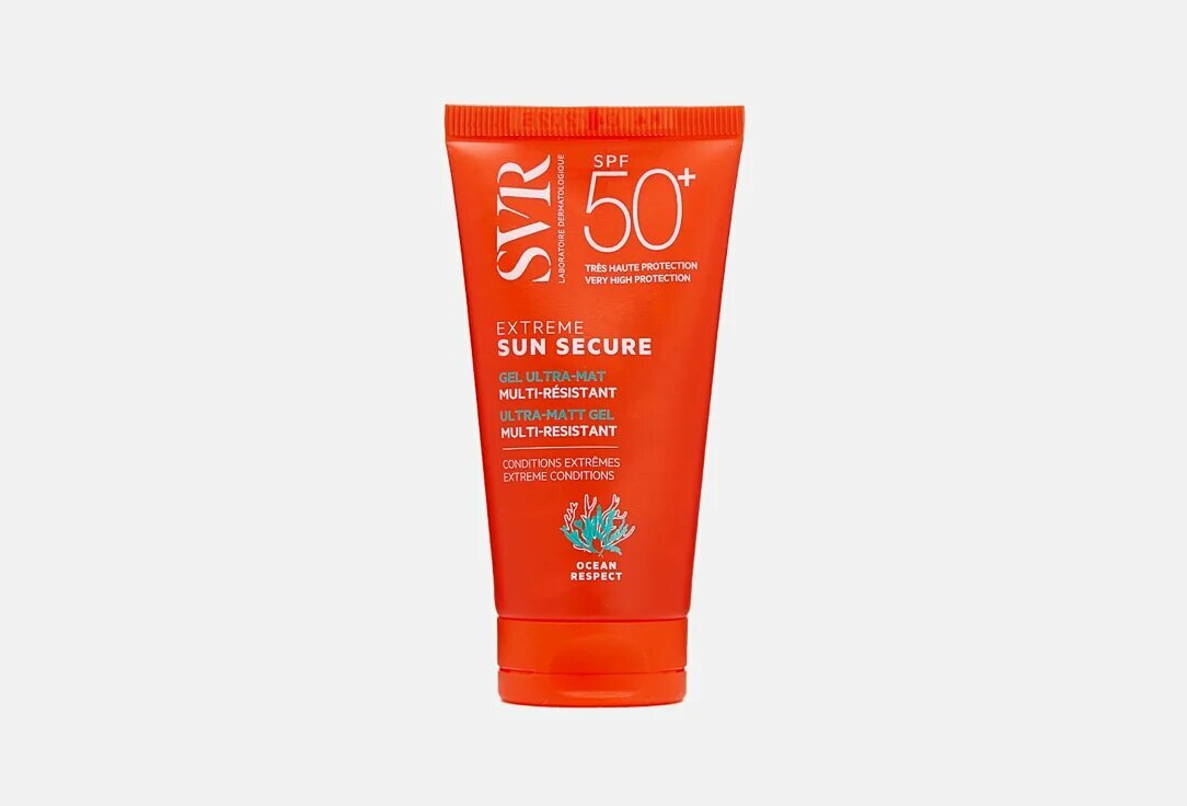 Матирующий солнцезащитный гель для лица, SPF 50+ SVR EXTREME SUN SECURE, 50 мл