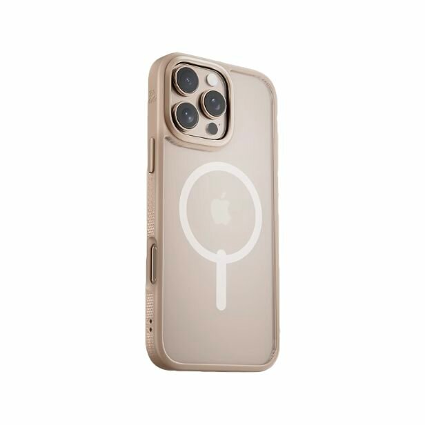 Чехол для iPhone 16 Pro 6.3" ZAGG Hampton Snap Beige Gold 702316839