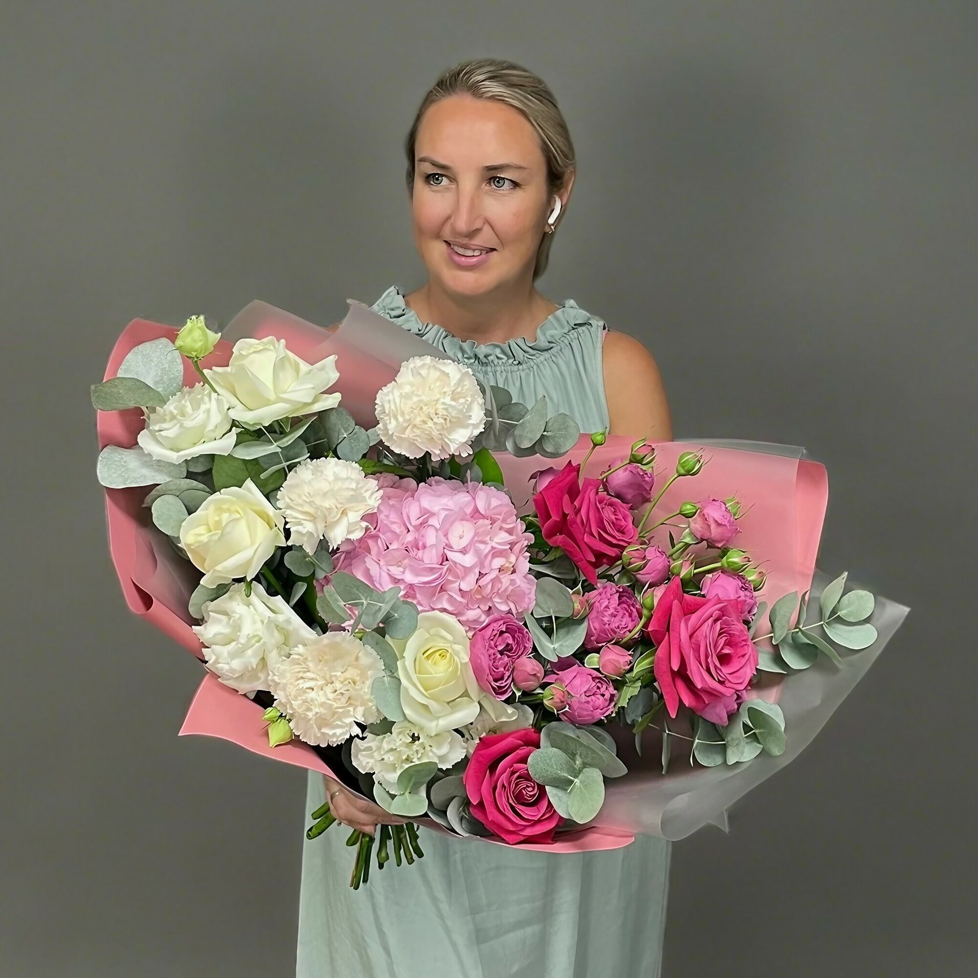 Цветочный букет «Ягодный микс»