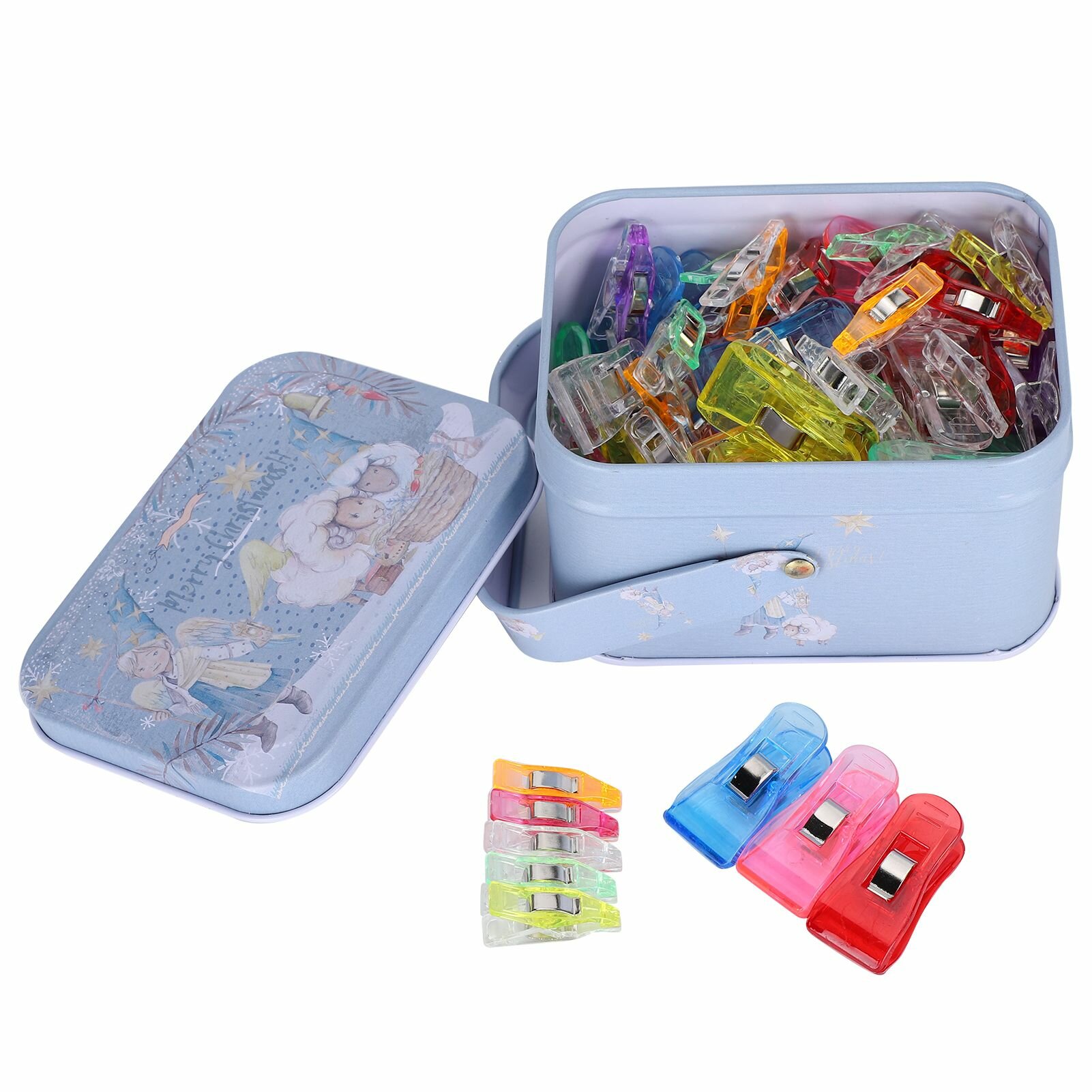 100шт зажимы для лоскутного шитья и вязания