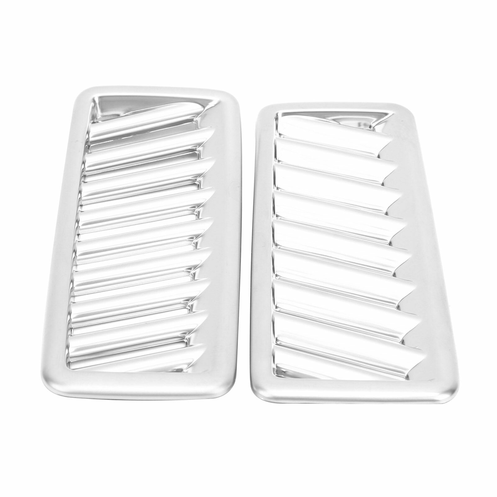 2 шт. Вентиляционная решетка правостороннего привода для кондиционера для Harrier Venza XU80 2020 2021(Argent mat), из АБС-пластика