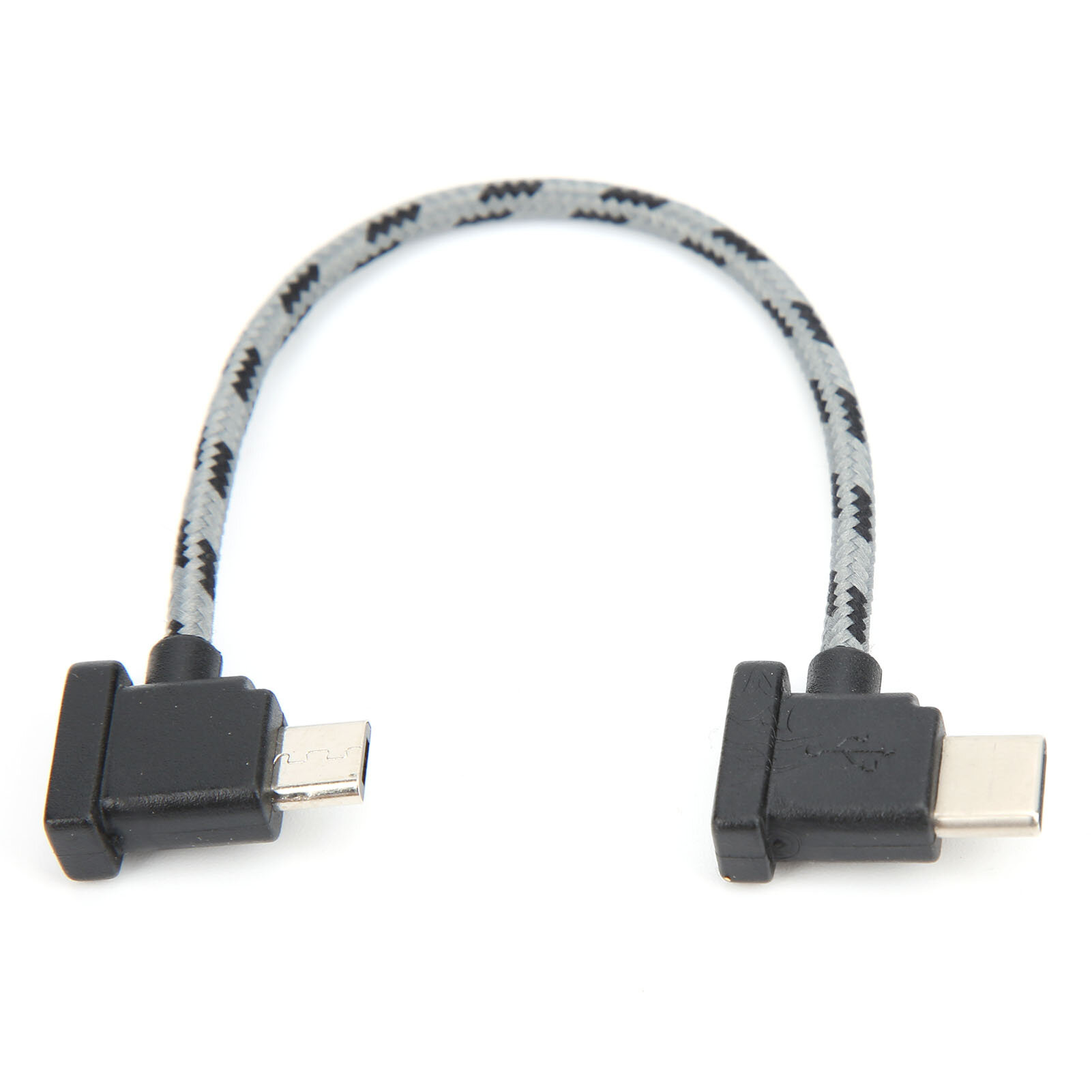 Кабель передачи данных Type C - Micro USB с прямым углом для пульта дистанционного управления DJI Mavic Air 2 Mini 2, прочный зарядный шнур