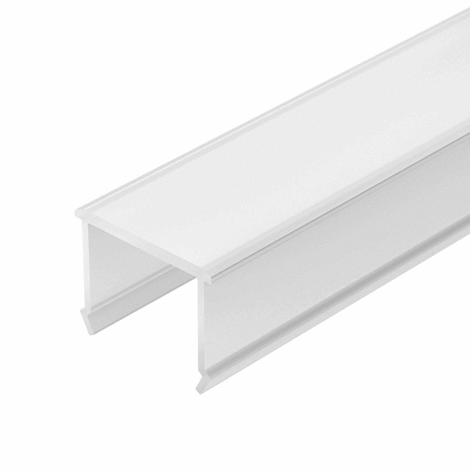 Экран для профиля для светодиодной ленты Arlight Экран СEIL-S18-SHADOW-SIDE-3000 OPAL (Arlight, Пластик), 3м