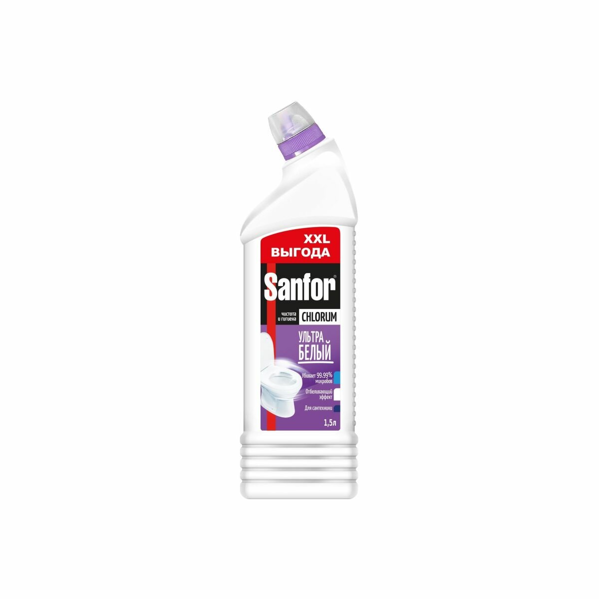 Средство для сантехники Sanfor Chlorum, 1,5л (2141671)
