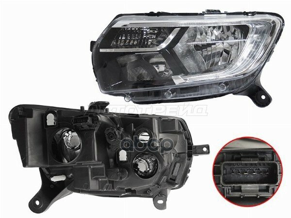 Фара Renault Logan 18-22 / Sandero 18-22 (Слева) Sat арт. ST-551-11R8L