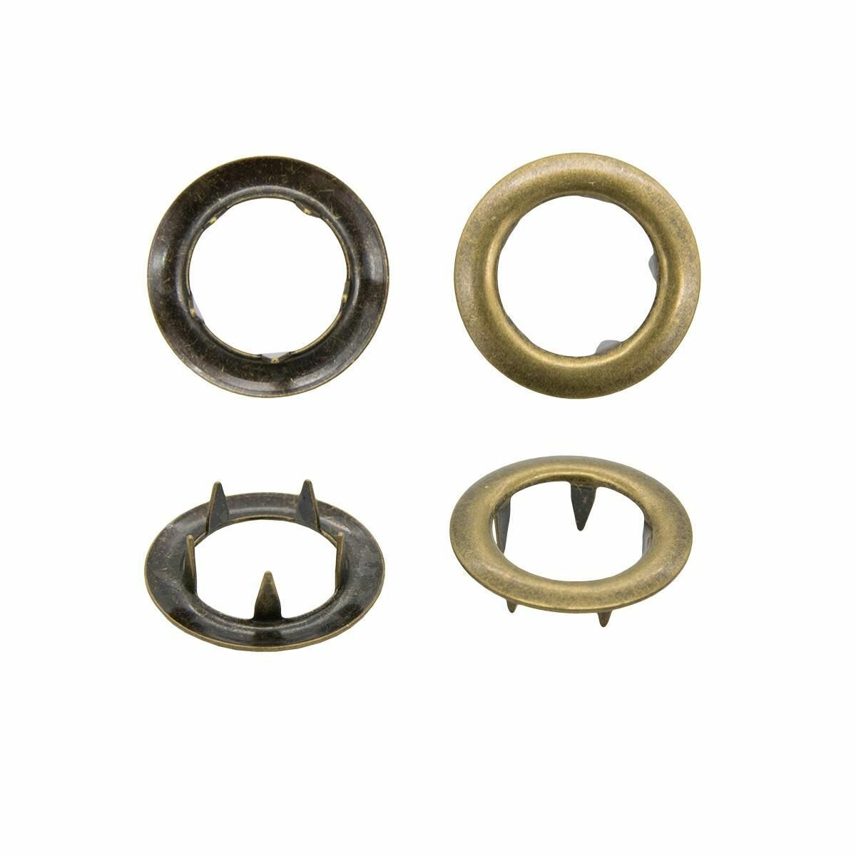 Кнопка для одежды BIG клямерная 21 мм, A/D металл, латунь, 100 шт (51829/21)