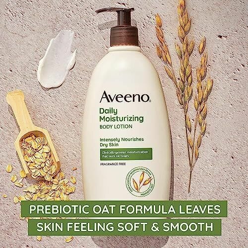 Aveeno, Лосьон для тела для ежедневного применения, Без отдушки, 709 мл