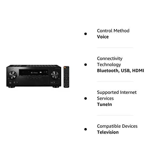 Домашний кинотеатр Pioneer VSX-935 7.2-канальный AV усилитель мощности Dolby Atmos 4K Ultra HD HDR VSX-935 7.2 AV Atmos 4K HDR