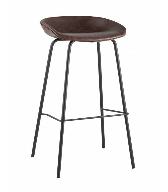 Стул барный Бивио Lite PU коричневый