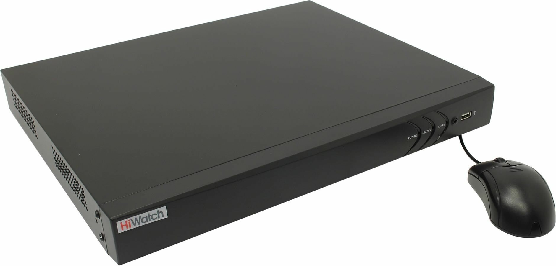 DS-N316(D) Видеорегистратор IP на 16 каналов HiWatch. Полная поддержка видеокамер с разрешением до 8Мп