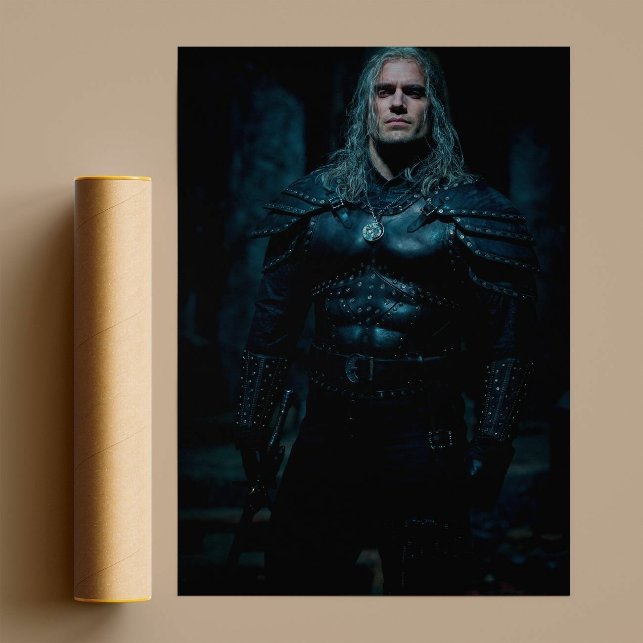 Постер Ведьмак 30х40 см без рамы/The Witcher, Геральт/ Плакат для интерьера, в подарок