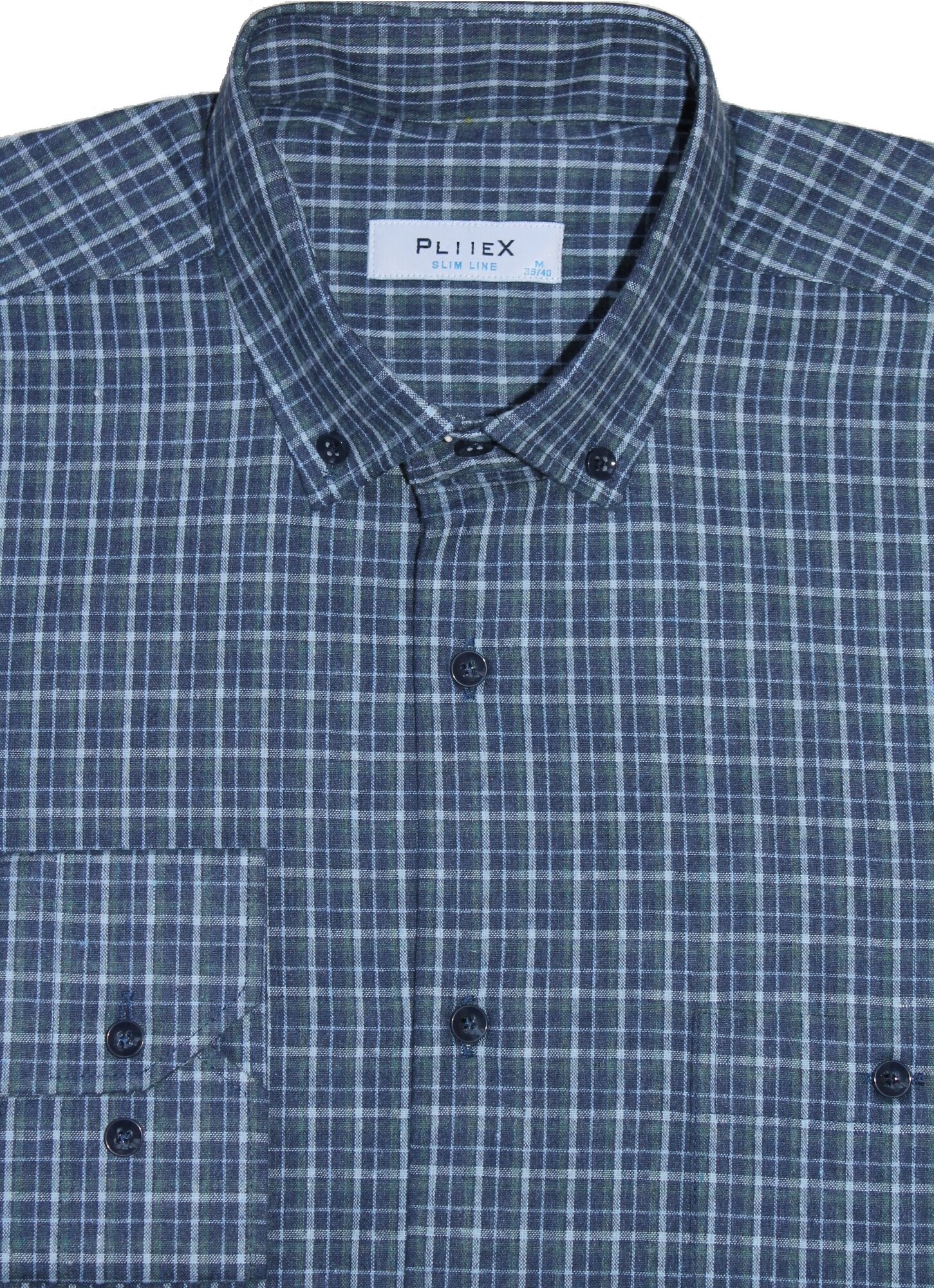 Рубашка длинный рукав, Хлопок 100%, полуприталенная, Турция