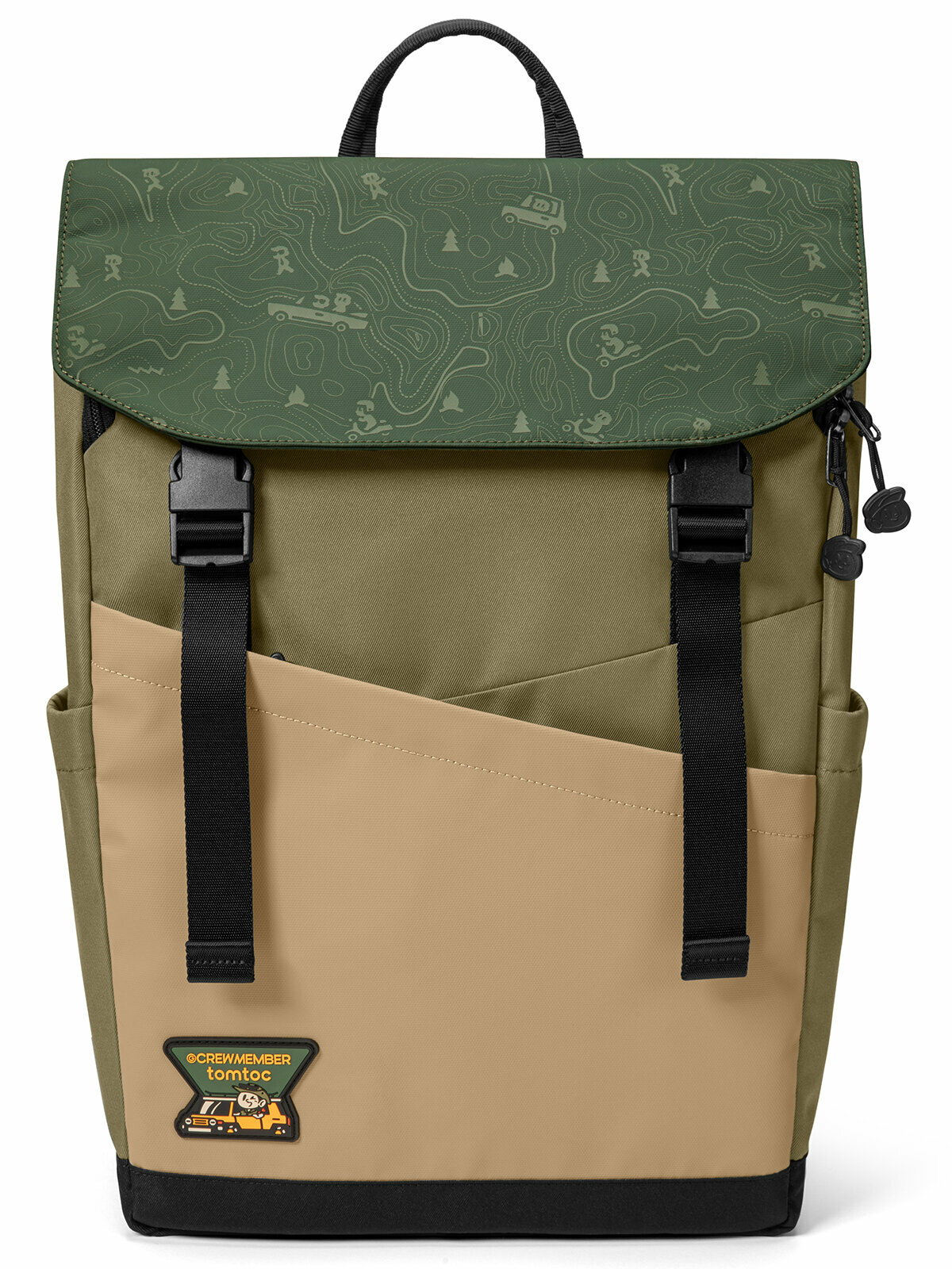 Tomtoc Travel рюкзак Slash-T64 Laptop Backpack 15.6"/18L Tephra Grey ZZQ