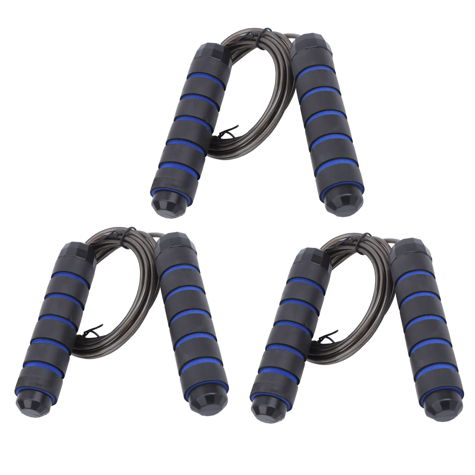 3pcs с подшипником стальной проволоки пропуск шнура для взрослых.