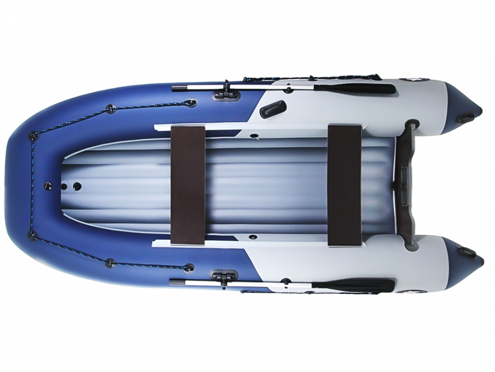 Надувная лодка НДНД Grouper 350 (серо-синий)