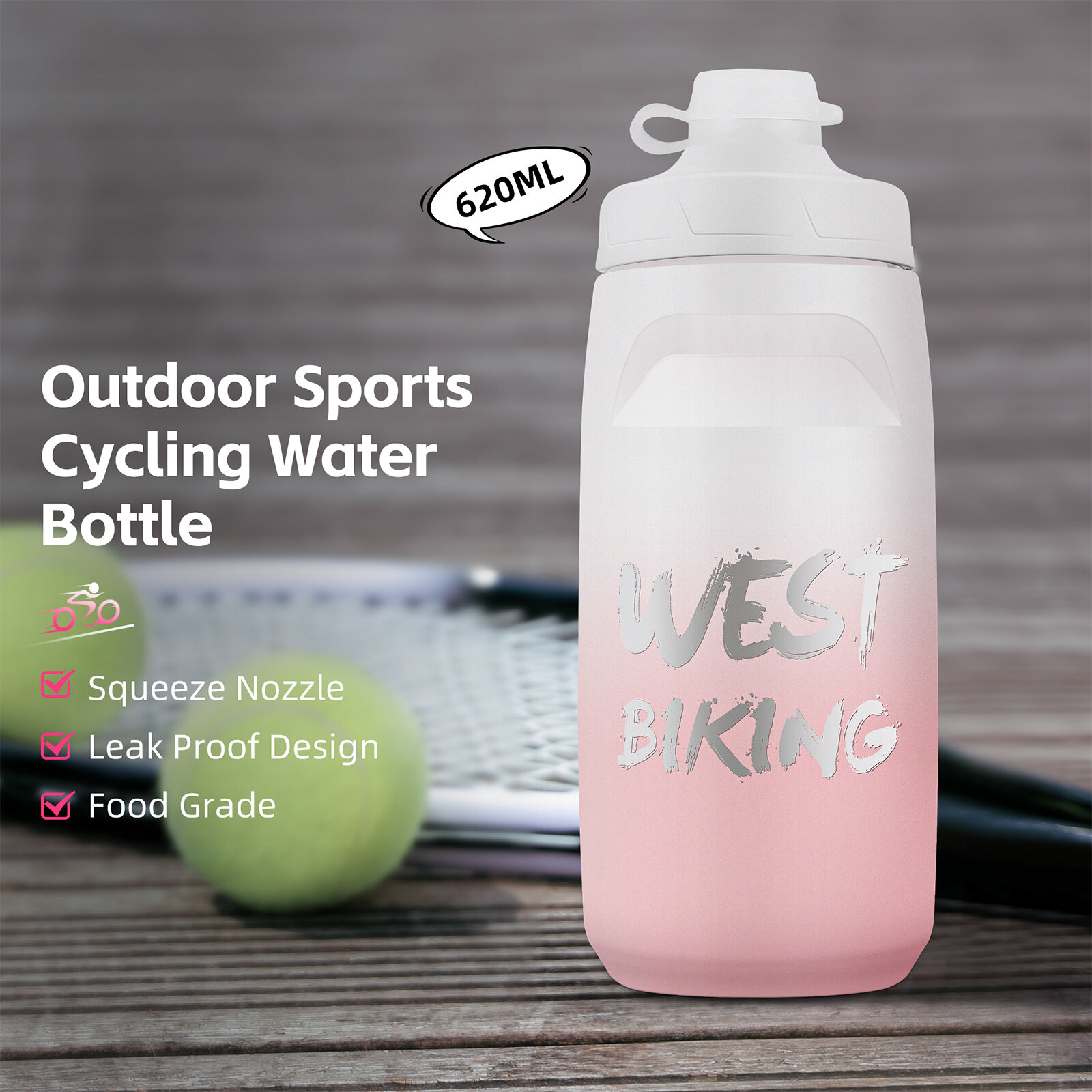 Полипропиленовые мягкие чашки, большая емкость, спортивная бутылка для воды, гибкая бутылка для воды для бега, верховой езды, пешего туризма