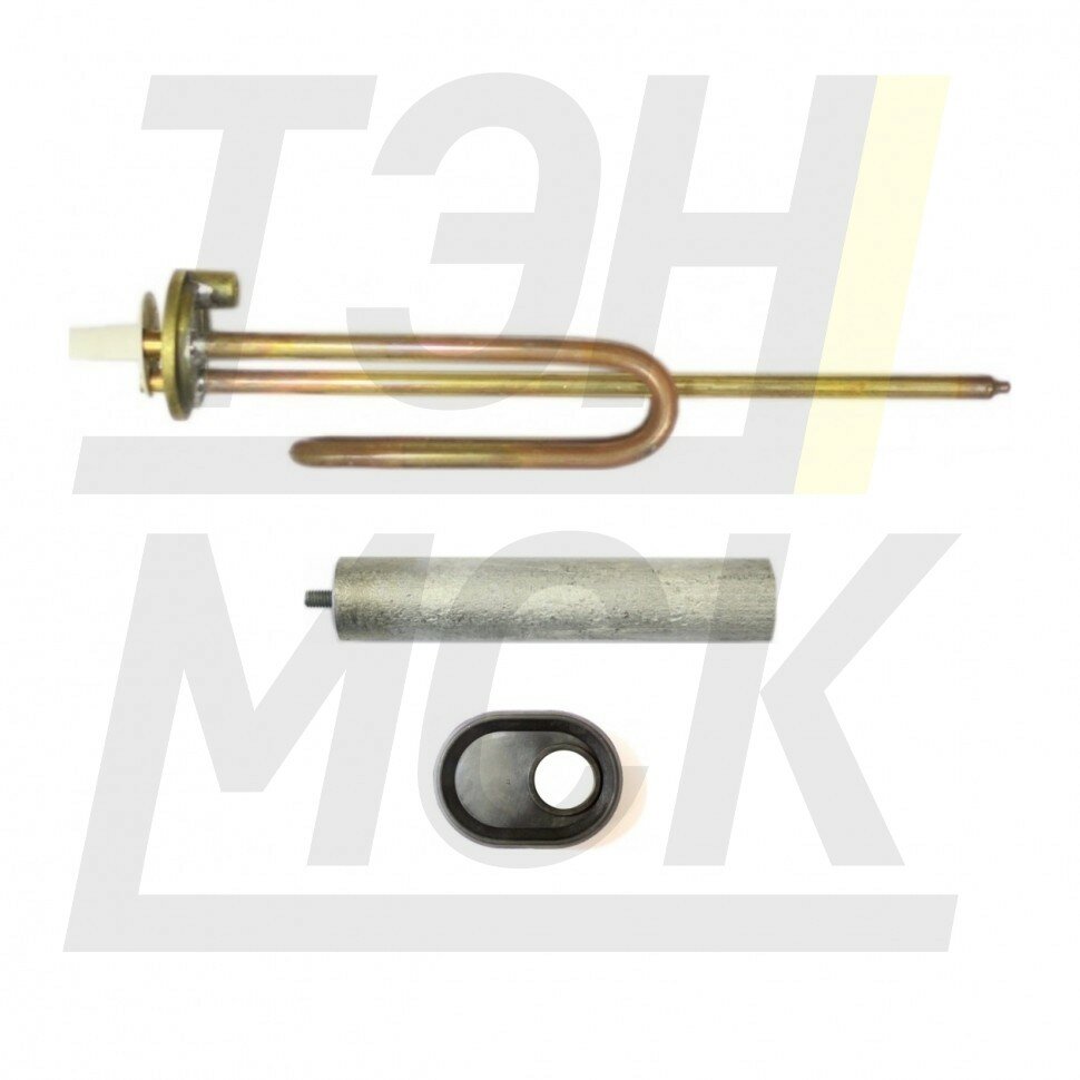 Комплект ТЭН 1,5 кВт (1500 Вт) RCA для водонагревателя Ariston ABS, SGHP + прокладка + анод, R816644K