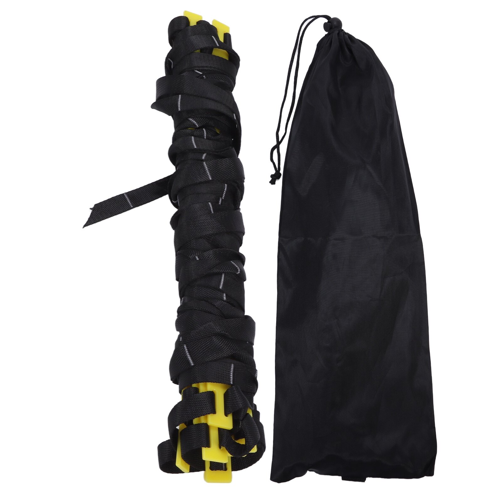 Тренировочная Лестница: 6м Длина 12 Перекладин Регулируемая Ширина До 41.5см Для Развития Ловкости - Прочная Полипропиленовая Конструкция С Сумкой Для Компактного Хранения Для Футбола Баскетбола И Регби