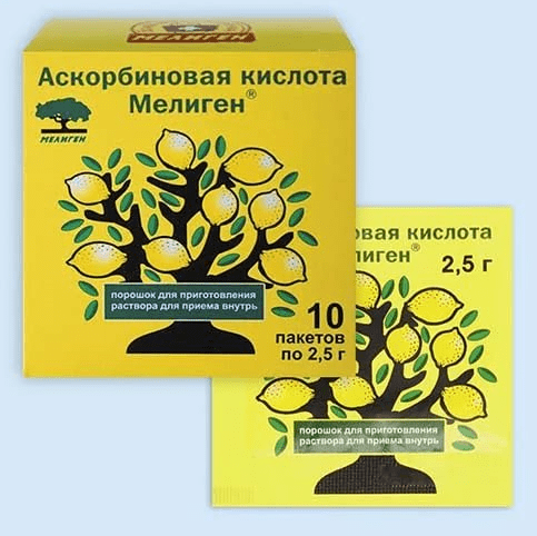Аскорбиновая Кислота Пор. д/Р-Ра Вн. пак.2,5 №10