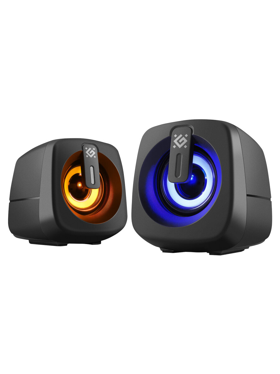 Акустическая система 2.0 DEFENDER J1 (6Вт, подсветка, питание от USB) (65961)