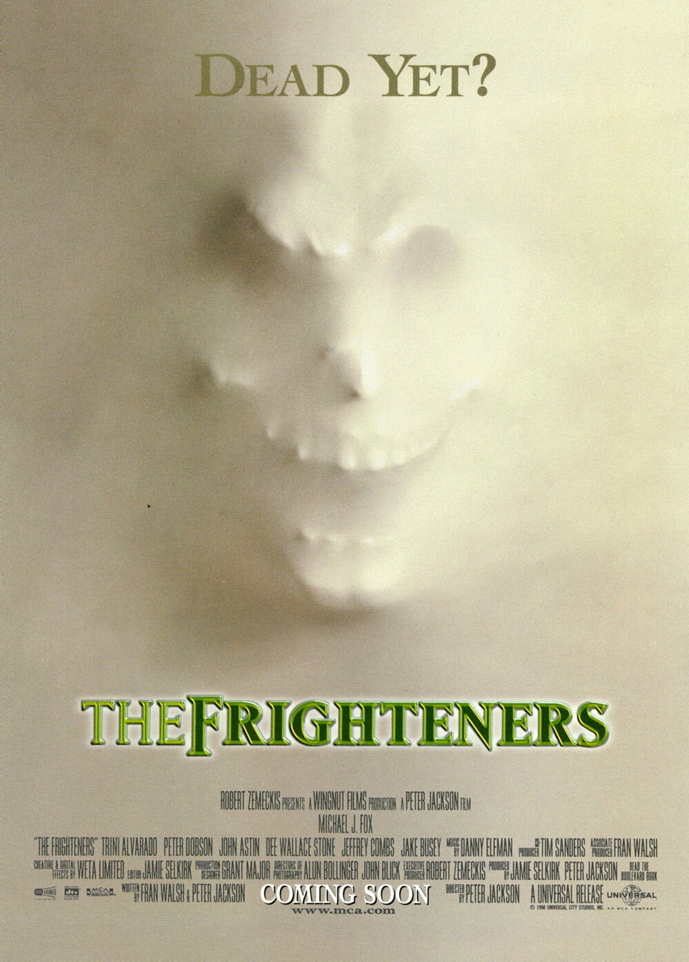 Плакат, постер Страшилы* *The Frighteners***Год:** 1996 на бумаге, размер 42х60см