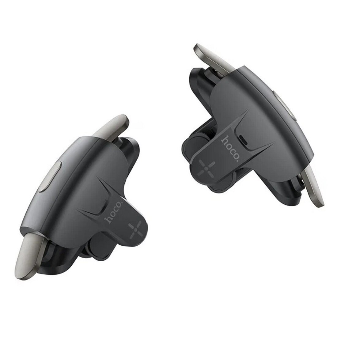 Триггеры для телефона Hoco GM6 Winner Controller, джойстики 2 шт, черный с серым