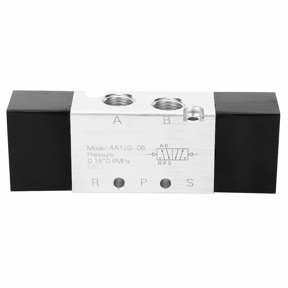 4A120-06 2-позиционный 5-ходовой пневматический воздушный клапан PT1/8 дюйма, впускной/выпускной клапан управления, прочный