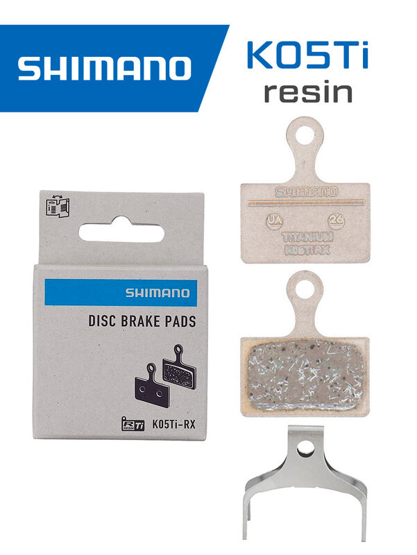 Тормозные колодки Shimano K05TI-RX для дисковых тормозов, полимерные, c шплинтом, пара