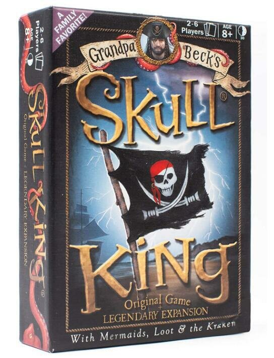 Skull King: Ультимативная пиратская игра. Семейные карточные игры. Карты Таро.