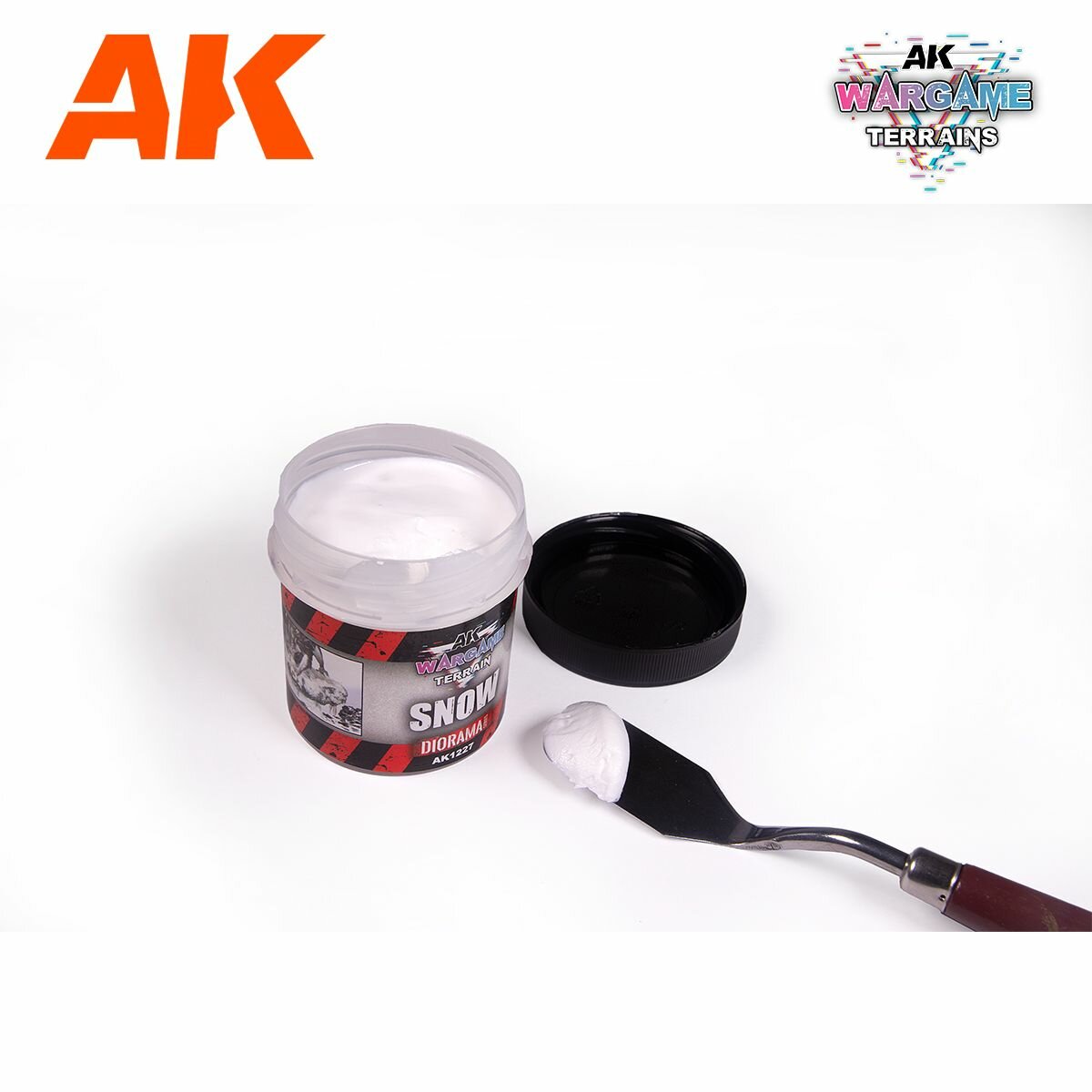 Паста для моделирования AK Interactive Snow 100ml — фото 1