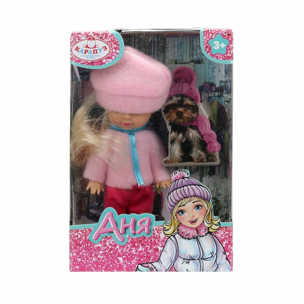 Кукла, 12 см. Аня Карапуз ANNA-W7-BB