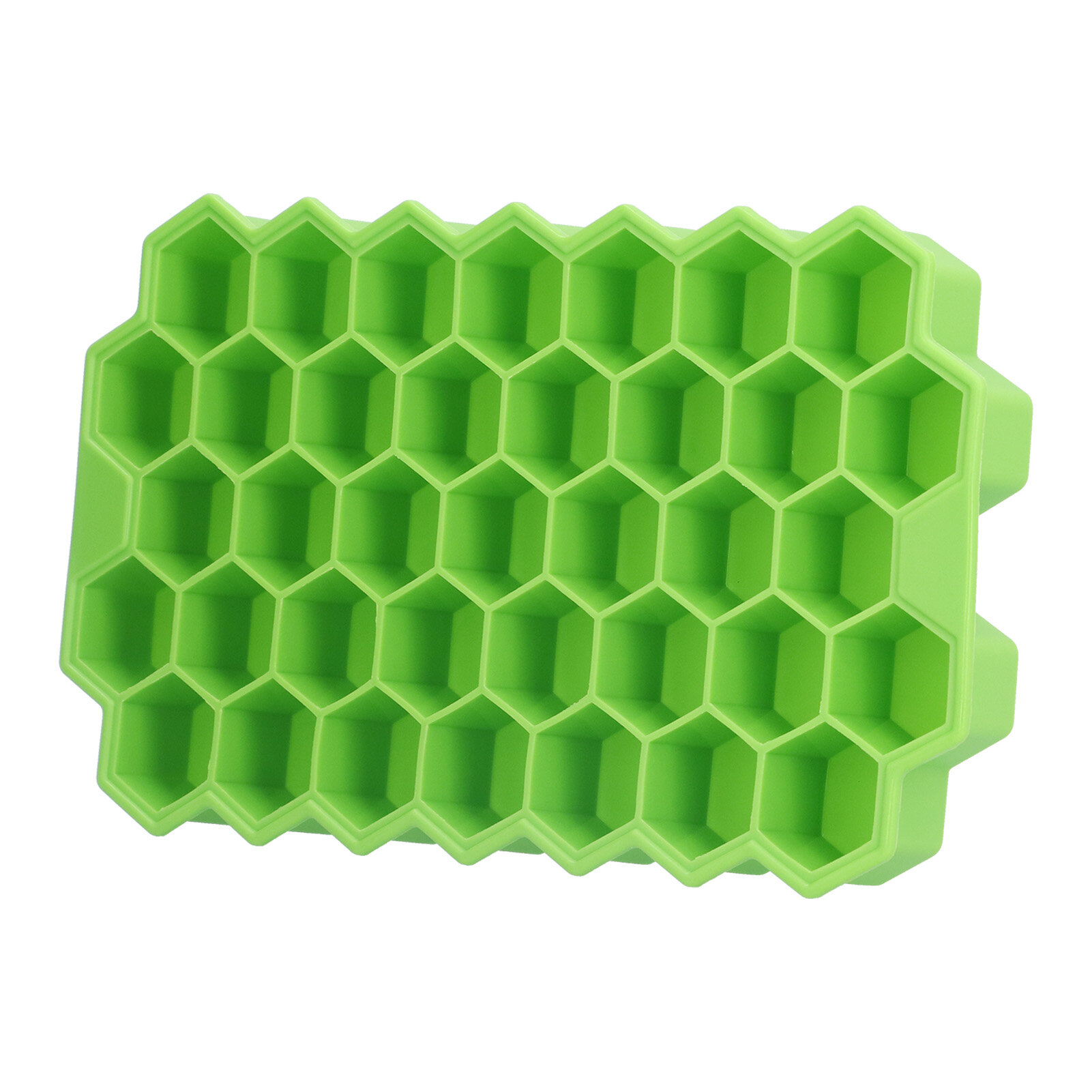 Форма для льда ячеистой формы с 37 сетками и силиконовой крышкой Форма для кубиков льда пищевого качества для бара HomeGreen