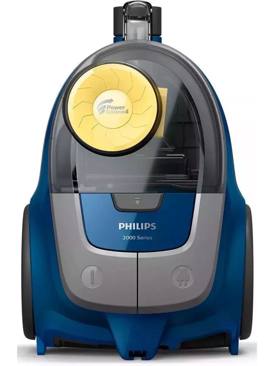 Пылесос Philips XB2125/09 EU, мощность 850 Вт, телескопическая труба, мешок, синий