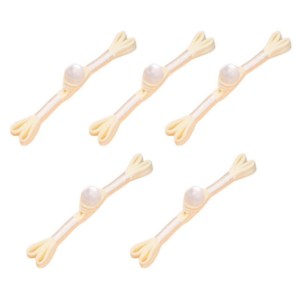 Пуговица из нефритового бисера 5ШТ Китайские застежки Кнопка закрытия Чонсама для костюма Хан