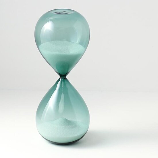 Часы песочные Bergenson Bjorn Timeless, 30 минут, бирюзовые, BB0000994