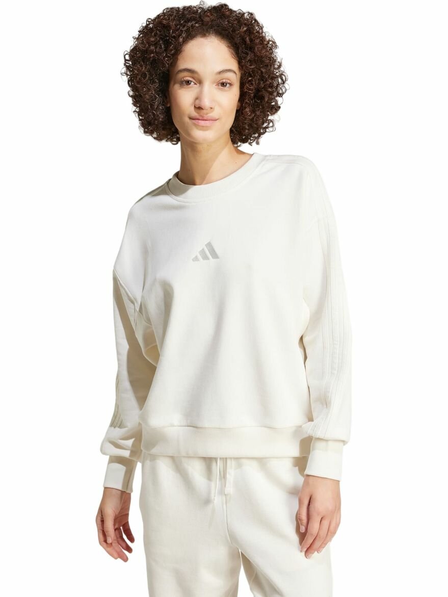 Свитшот спортивный ALL SZN French Terry 3-Stripes Loose Sweatshirt W