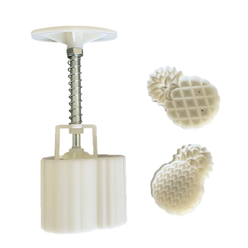 Пластиковая Форма Для Лунного Торта 30 г Ананасовый Штамп Печенье Формочка Для Печенья DIY Ручное Давление Фондант Инструмент Для Выпечки Середина Осеннего Фестиваля